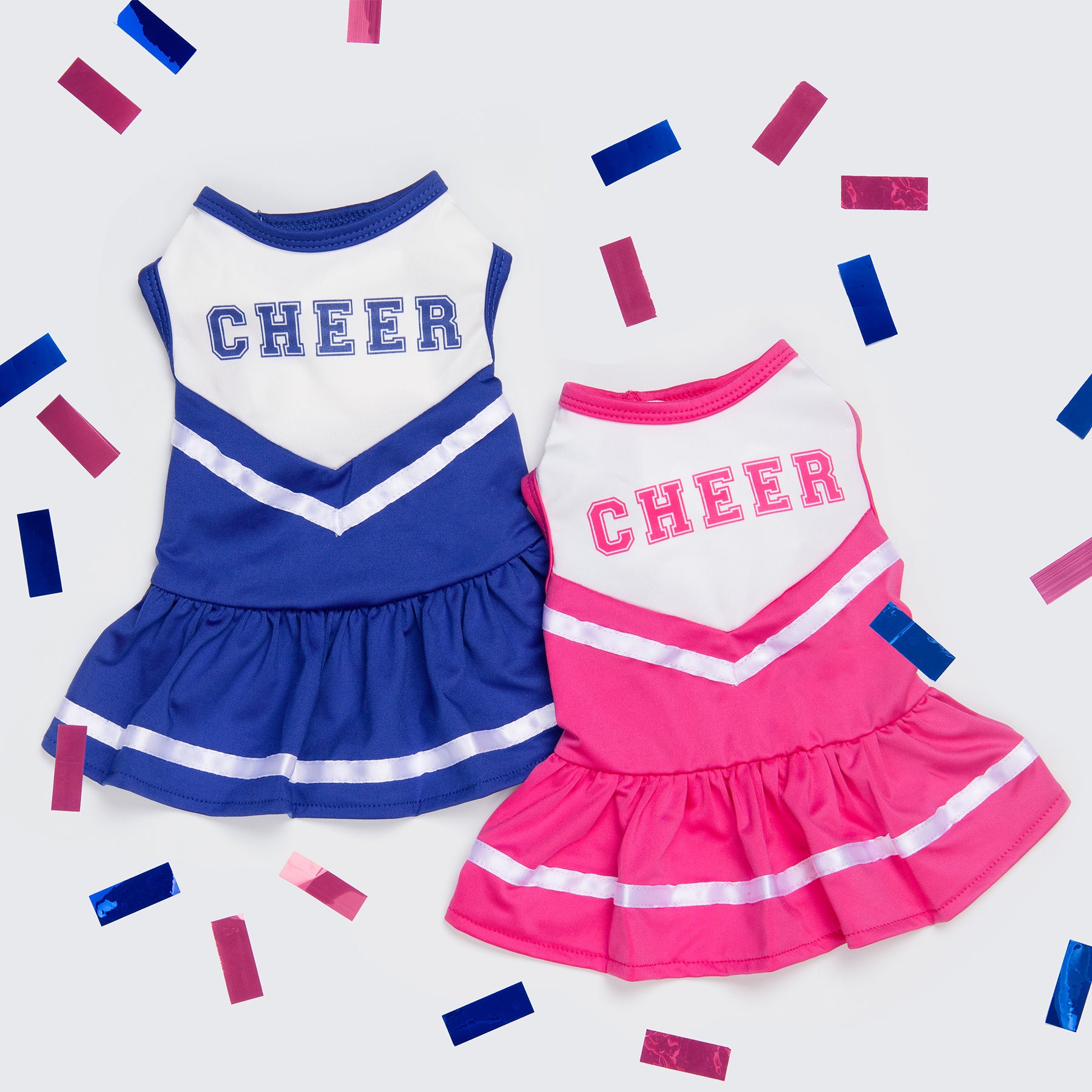 Cheerleader Dog Dress | Small Dog Cheer Costume – Fitwarm