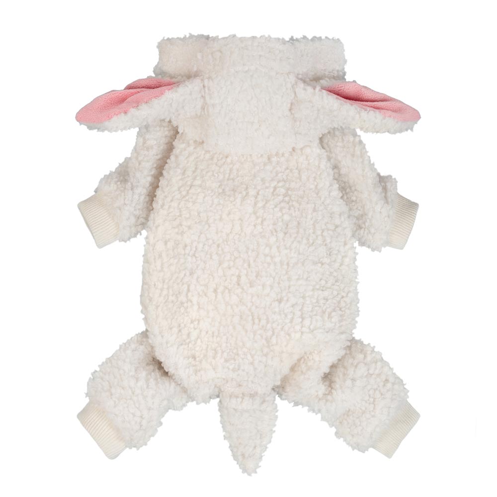 Dog Sheep Halloween Costume | White Pet Outfit – Fitwarm