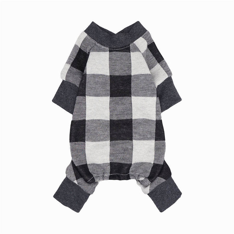 Small Dog Buffalo Plaid Pajamas | Cozy Pet Sleepwear – Fitwarm